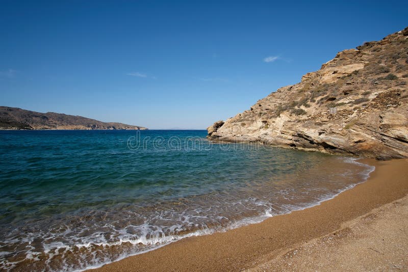 Beaches in Ios Greece stock image. Image of beautiful - 266143881