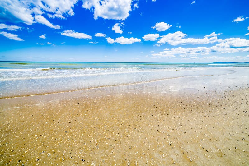 Beaches of Italy stock image. Image of seascape, sand - 72776045