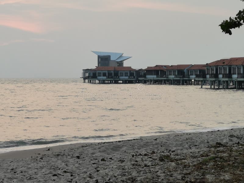Beaches at Port Dickson stock image. Image of tranquility - 146997307