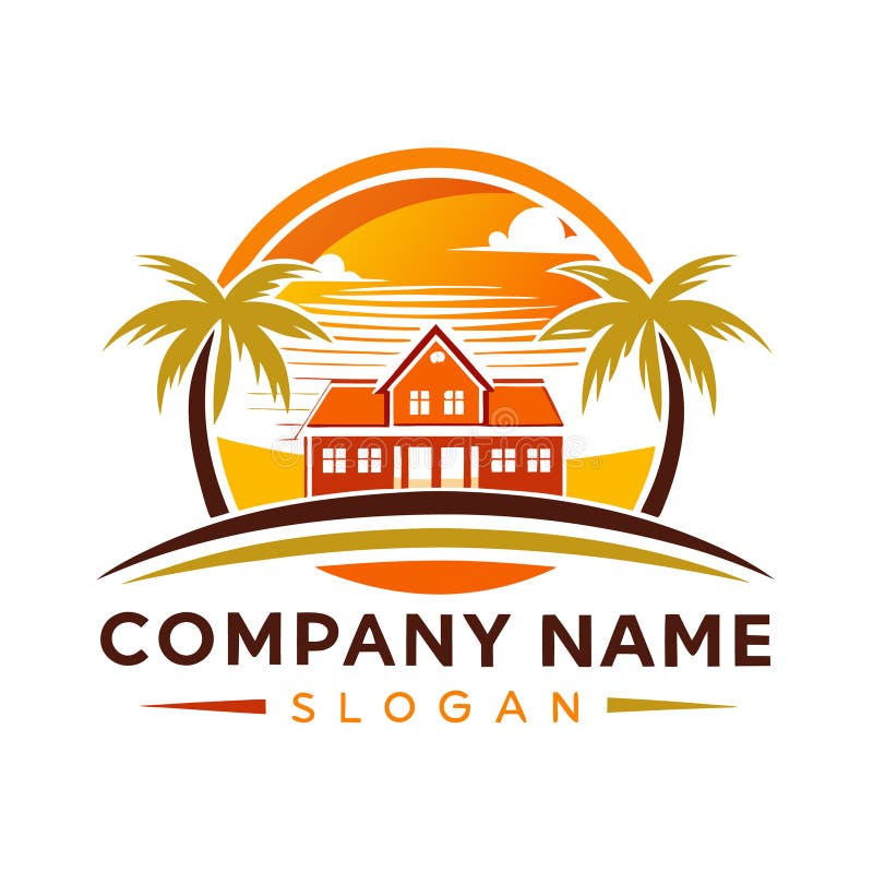 Simple Beachfront Style Logo Icon Design Stock Illustrations – 4 Simple ...