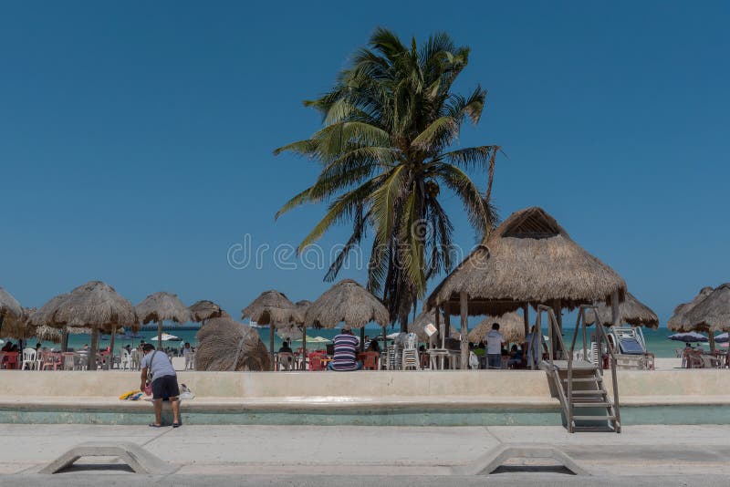 The Beachfront of Progreso in the North of Merida, Yucatan, Mexico ...