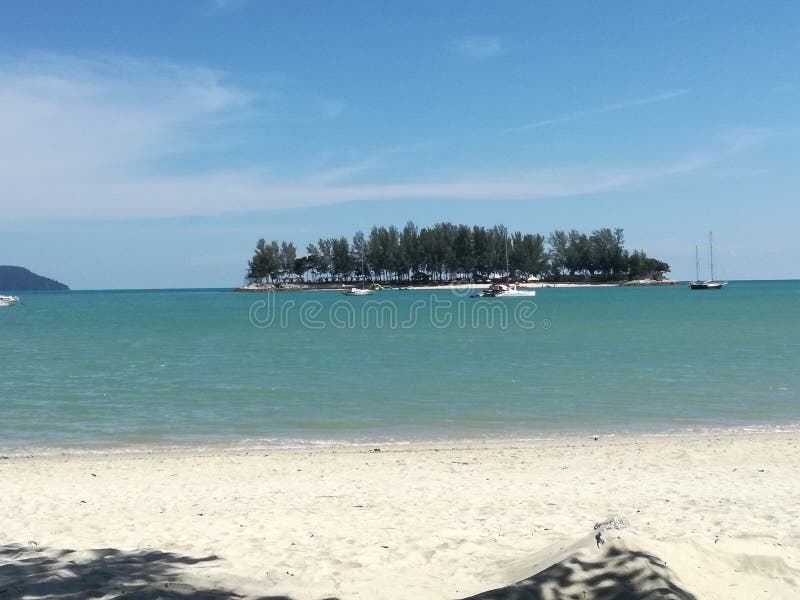 Island stock photo. Image of beachfront, water, island - 99749442