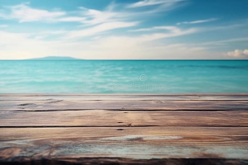 Beachfront View from Table S Surface, Marks a Display Spot. Perfect for ...