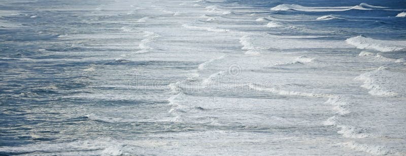 Beaching Wave Patterns on the Pacific Ocean - Bandon, Oregon Stock ...