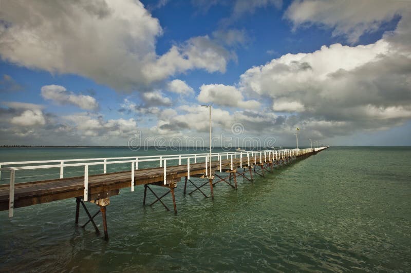 Freight Ship at Pipeline Jetty Stock Photo - Image of energy, docked ...
