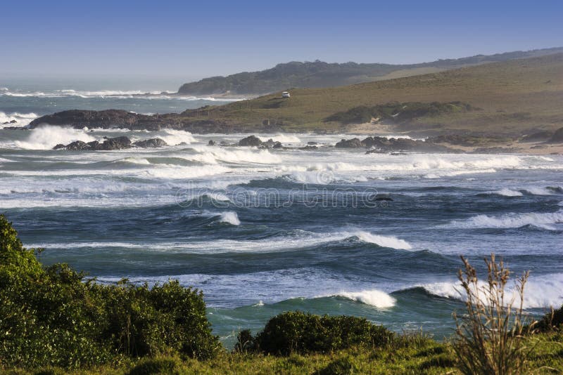 Beachscape - Transkei stock photo. Image of panorama - 59866104