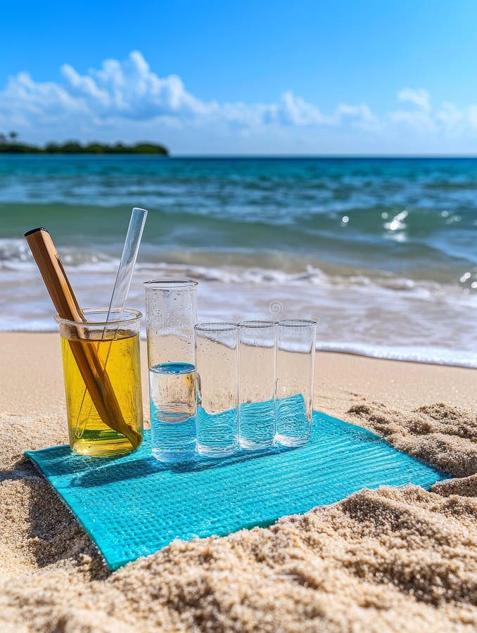 Beachside Hydration Experiment Coastal Research Liquid Analysis Summer ...
