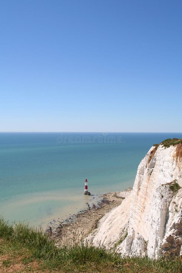 Beachy Head from the Cliff Top Azure Stock Image - Image of treacherous ...