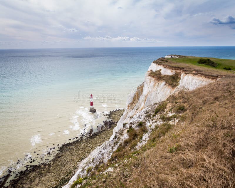 Beachy Head Lighthouse stock image. Image of headland - 26983431