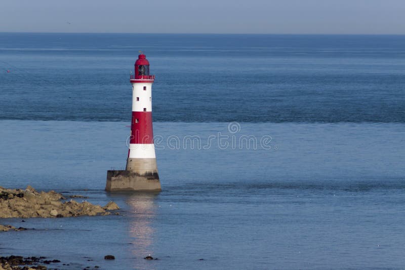 Beachy Head Lighthouse Calm Seas Stock Photos - Free & Royalty-Free ...