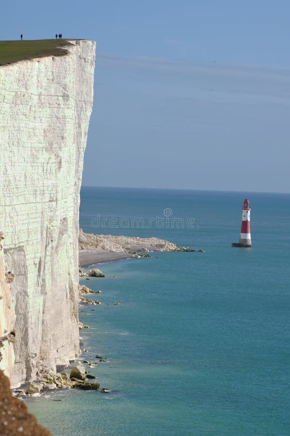 Beachy Head from the Cliff Top Azure Stock Image - Image of treacherous ...