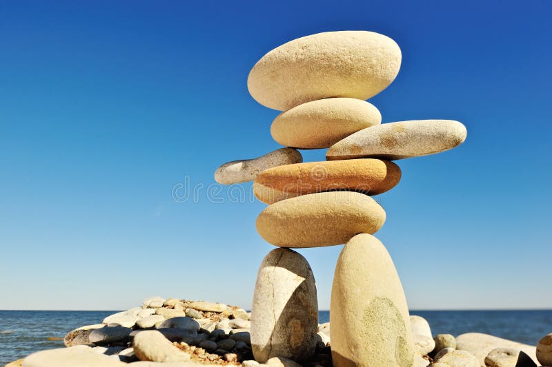 Beacon stock image. Image of pile, pebble, symbol, relaxation - 10915953
