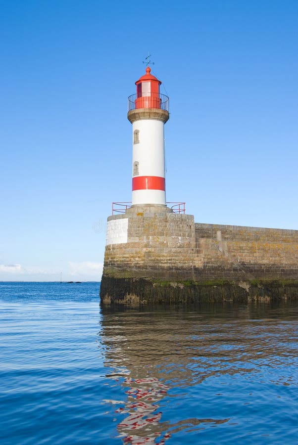 Beacon stock image. Image of port, coast, landmark, summer - 12635709