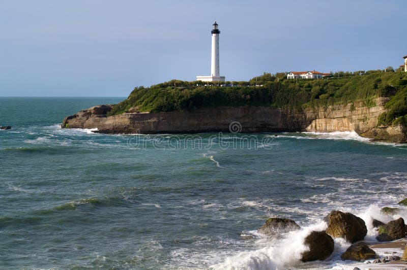 North Head Lighthouse Pacific Ocean Coast Nautical Beacon Light Stock ...