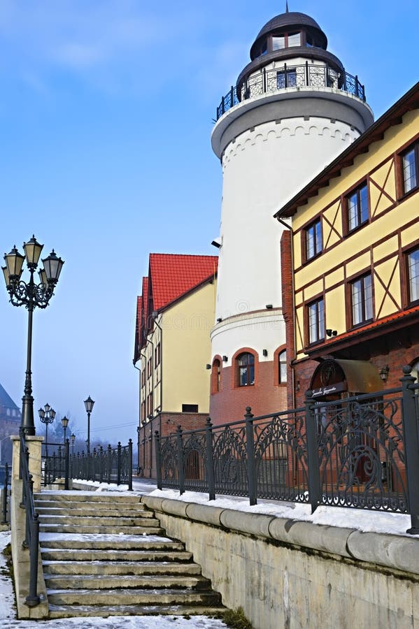 Beacon stock image. Image of kaliningrad, buildings, history - 13042553