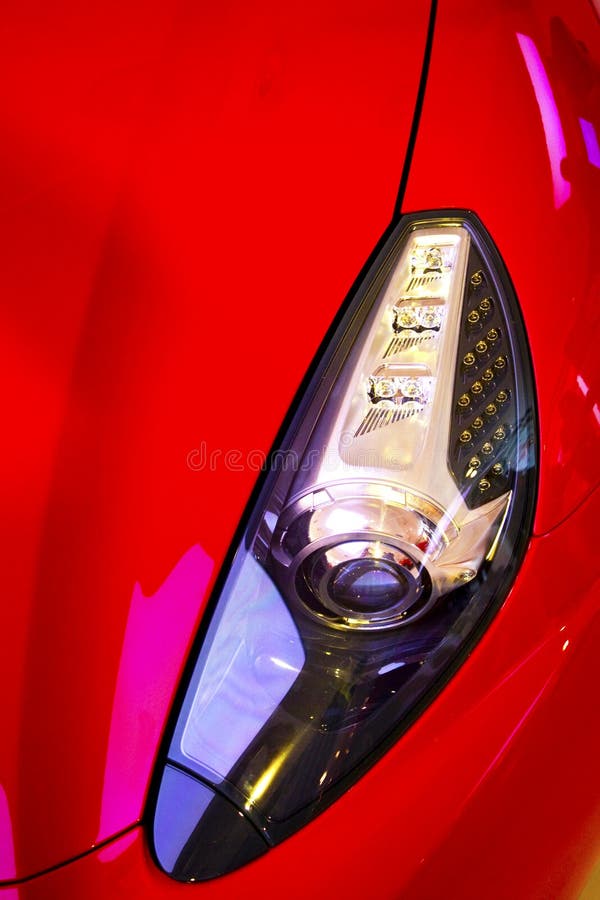 Beacon of a car stock photo. Image of travel, lamp, front - 12626688