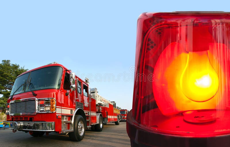 Red beacon light stock photo. Image of violence, rescue - 2375610