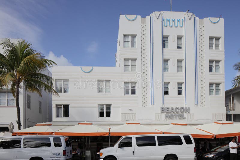 The Beacon Hotel Miami Beach Editorial Photo - Image of bright ...