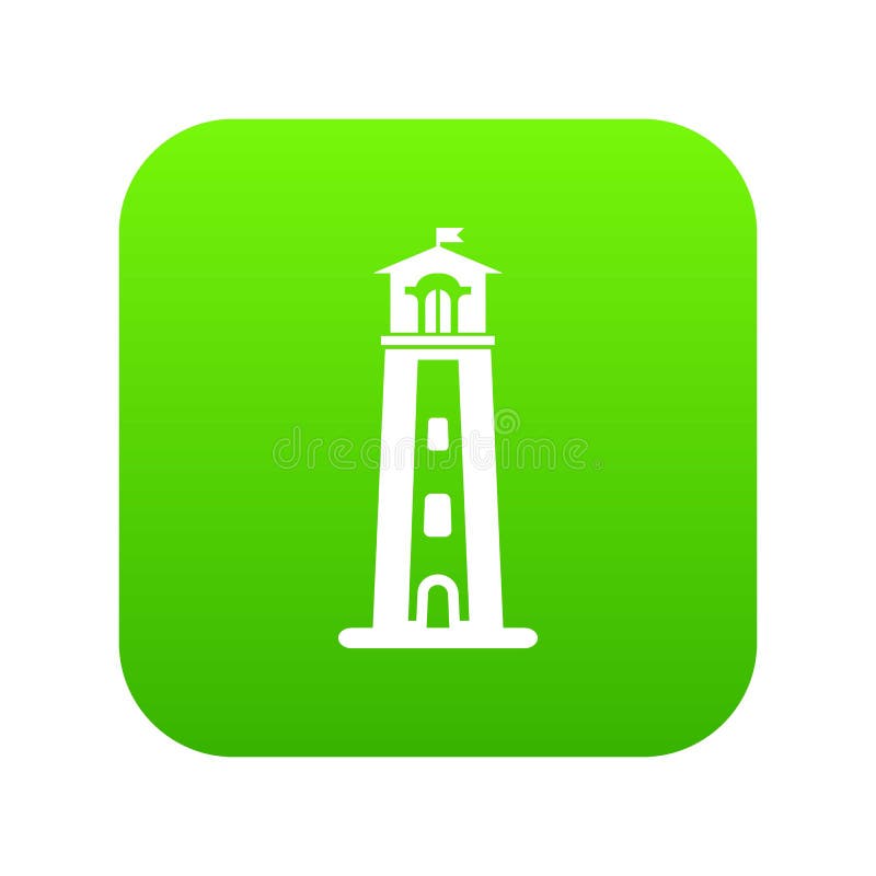 Sea Beacon Icon, Simple Style Stock Vector - Illustration of shore ...