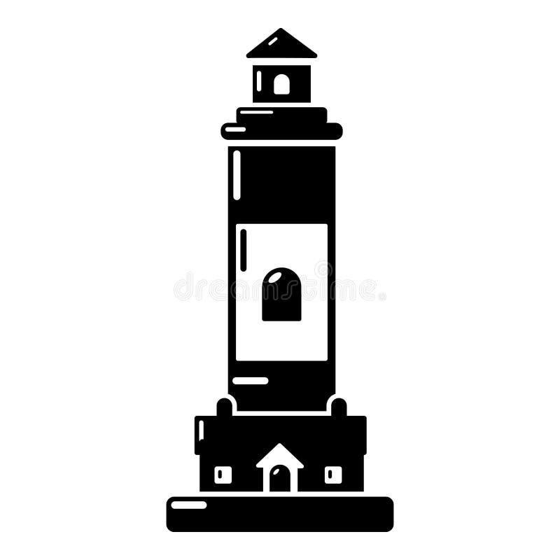 Beacon icon, simple style stock vector. Illustration of isolated ...