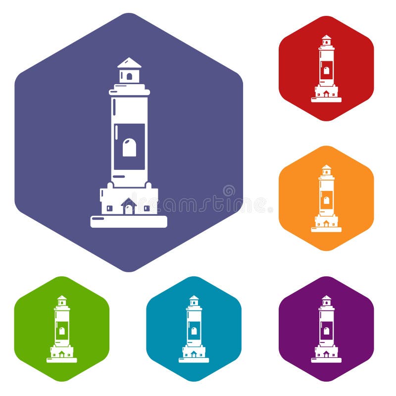 Beacon icon, simple style stock vector. Illustration of isolated ...