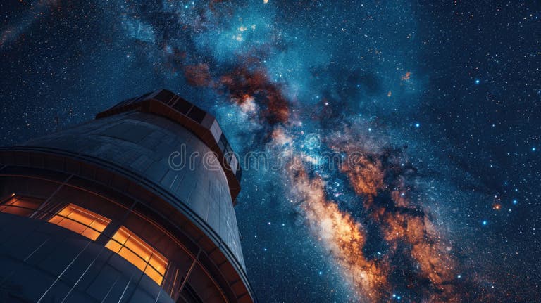 A Beacon of Light in the Darkness, Surrounded by the Vastness of Space ...