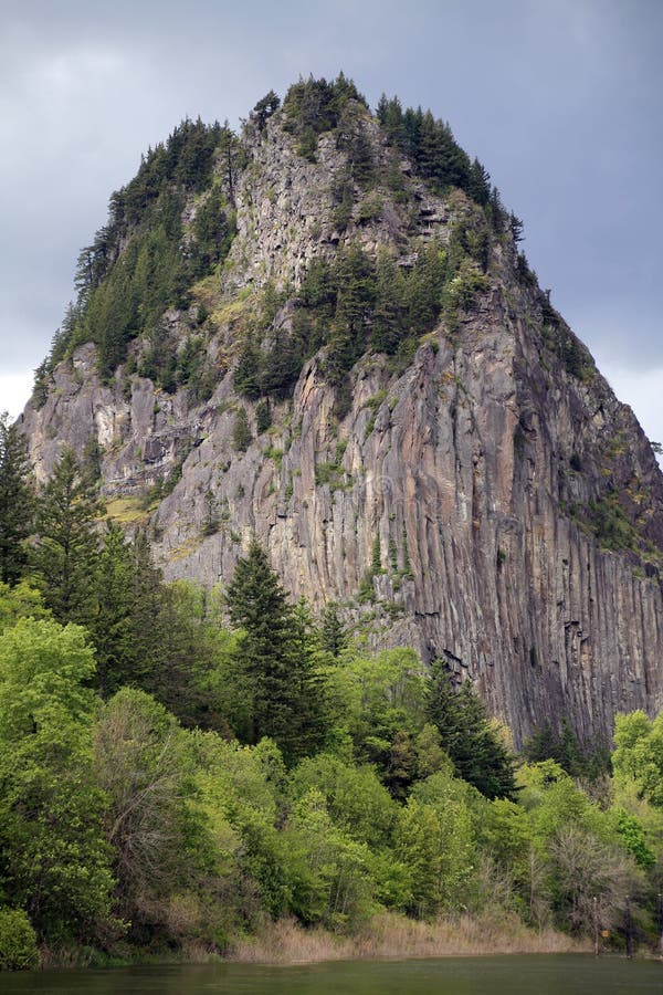 Beacon Rock State Park, Columbia River Washington Oregon Stock Image ...