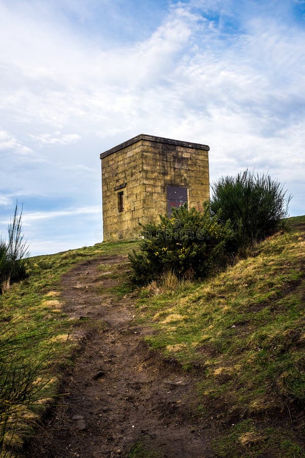 Beacon Tower on Billinge Hill, Merseyside, UK Stock Image - Image of ...