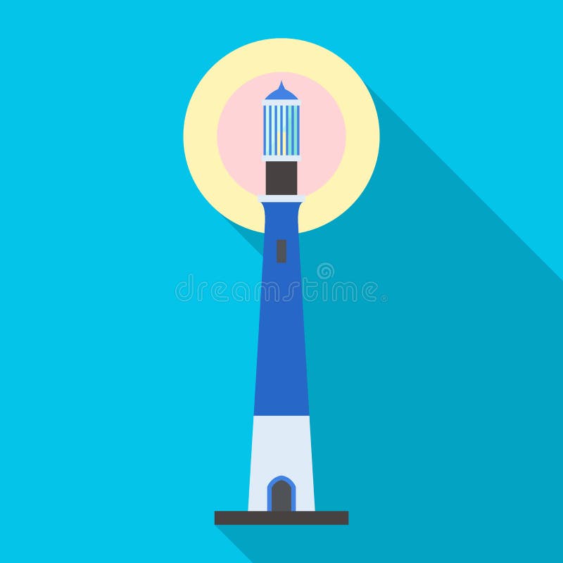 Beacon Vector Icon.Black Vector Icon Isolated On White Background ...