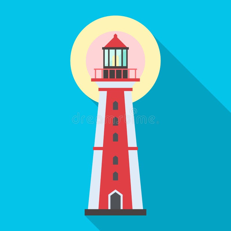 Beacon Vector Icon.Black Vector Icon Isolated On White Background ...