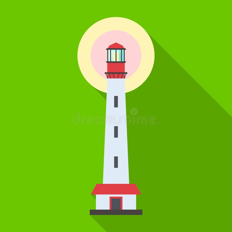 Beacon Vector Icon.Black Vector Icon Isolated On White Background ...