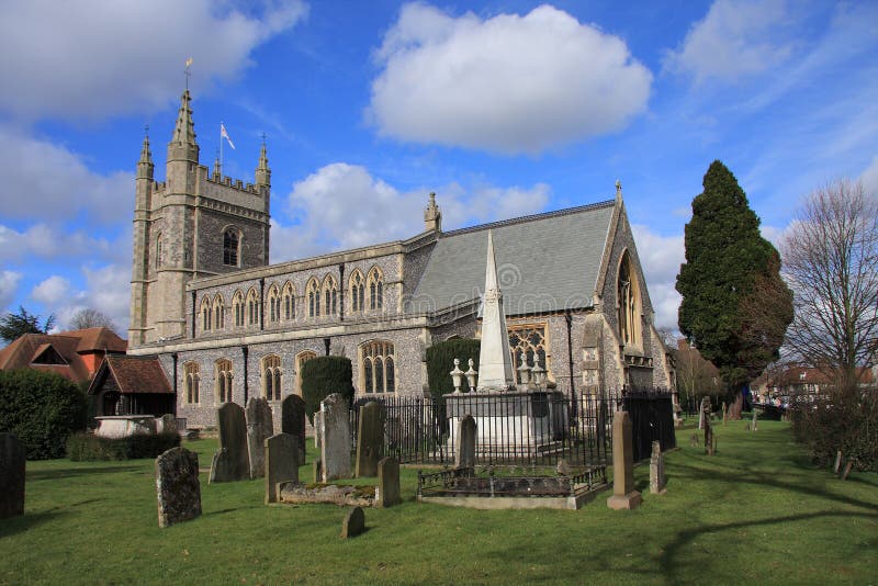 Beaconsfield Church stock image. Image of traditional - 8658333