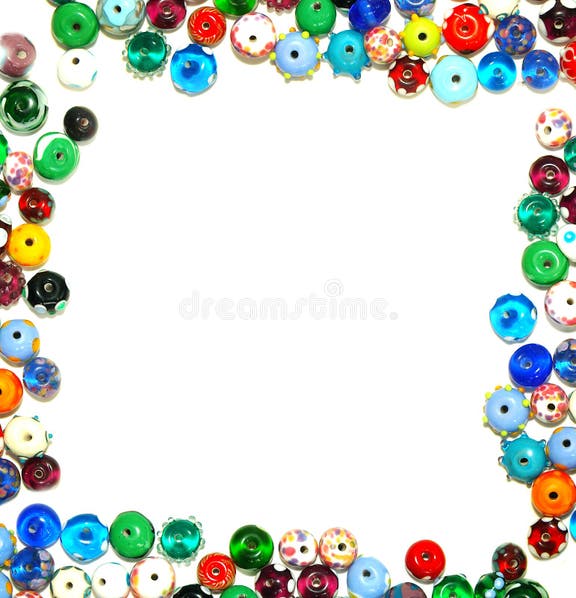 Bead border stock photo. Image of jewelry, bright, border - 15224052