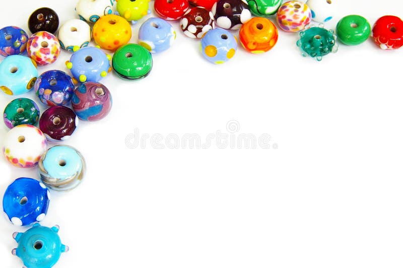 Bead border stock photo. Image of white, arts, bright - 15532898