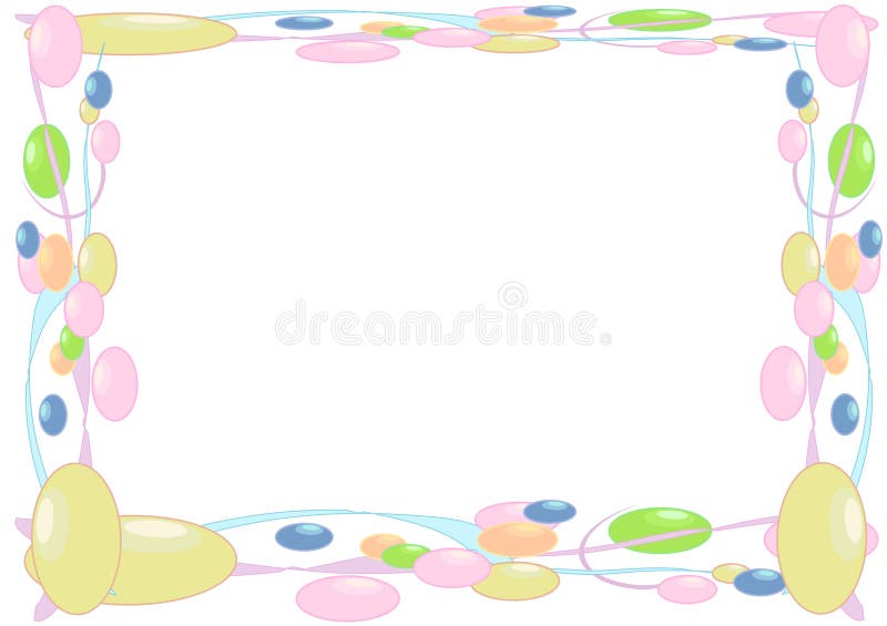 Bead Border stock vector. Illustration of streamer, decoration - 5328448