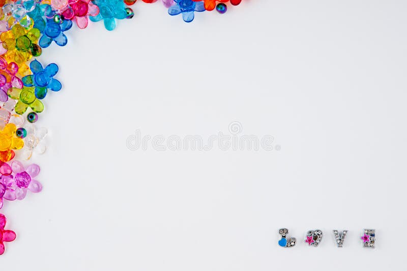 Bead Frame stock photo. Image of bright, colorful, isolated - 20967336