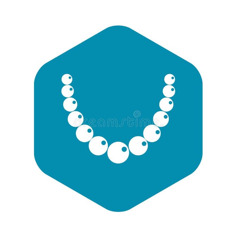 Bead icon, simple style stock vector. Illustration of bracelet - 145825728