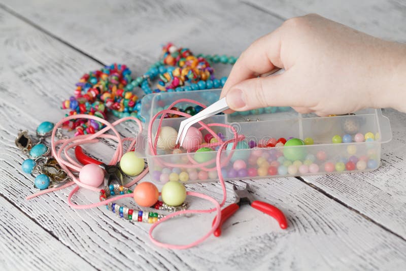 Bead making accessories stock image. Image of making - 88441155