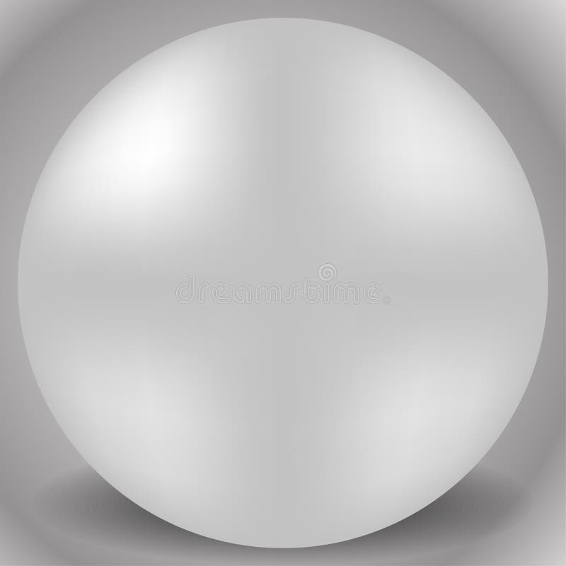 Bead, Pearl 3d Sphere Vector Illustration Stock Vector - Illustration ...