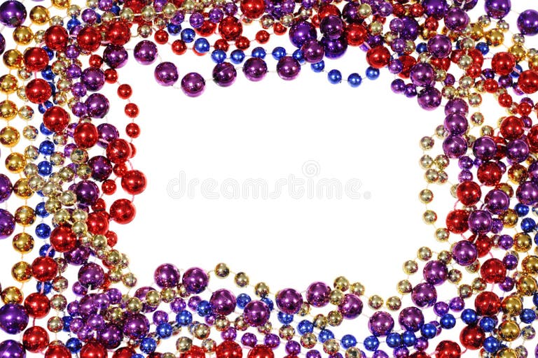 Bead string border stock photo. Image of isolated, frame - 3989872
