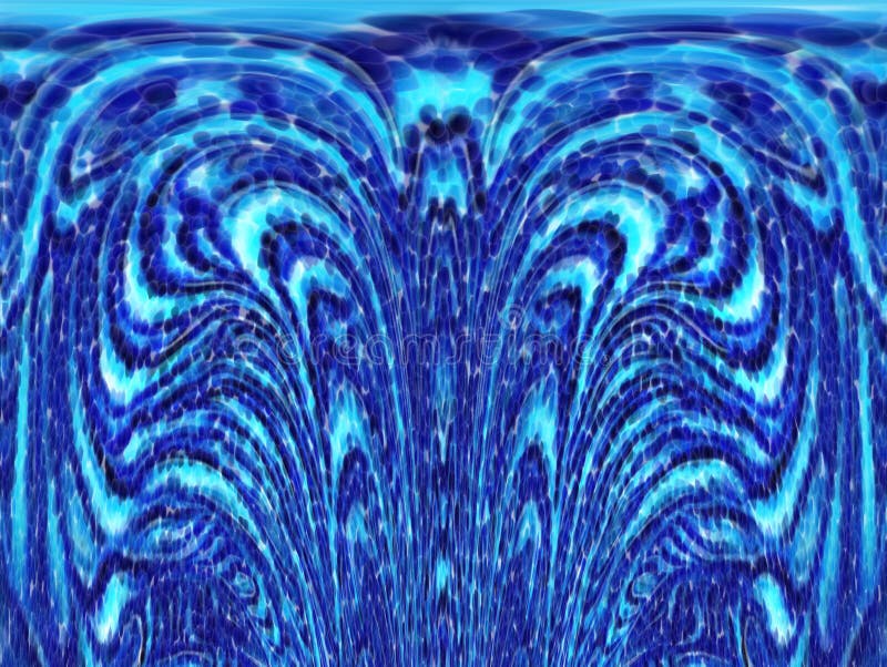 Beaded Effect Pattern in Cobalt and Turquoise Blue Erupting Style Stock ...