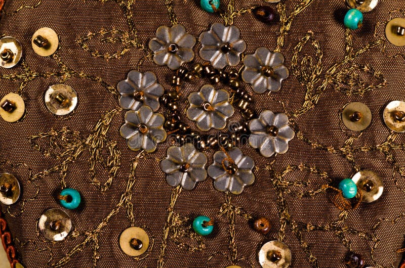 Beaded fabric stock illustration. Illustration of full - 39539960