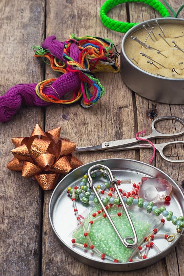 Beading stock photo. Image of beads, work, round, stylish - 34650496