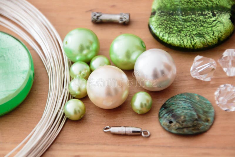 Beading Set To Make Yourself Stock Image - Image of circle, elegance ...