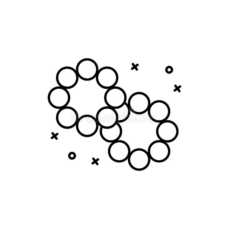 Beads, Accessory Icon. Simple Line, Outline Vector Elements of Last Day ...