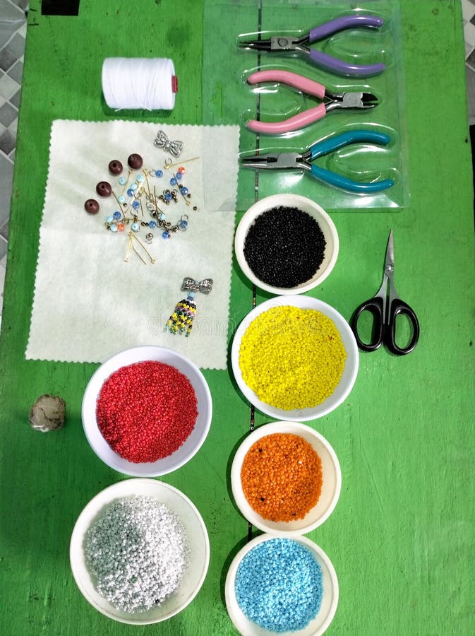 Beads etnik culture Borneo stock image. Image of borneo - 276544181