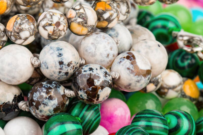Beads jewelry. stock photo. Image of beautiful, luxury - 58063156