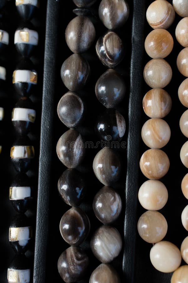 Beads of the Same Type and Color Stock Photo - Image of craft, pretty ...