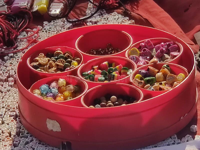 Beads Thread Round Lighter Clothes Stock Photo - Image of clothes ...