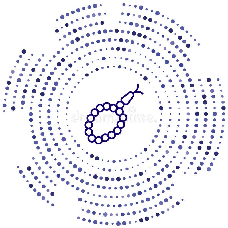 Beads Vector Icon. Beads Editable Stroke. Beads Linear Symbol for Use ...